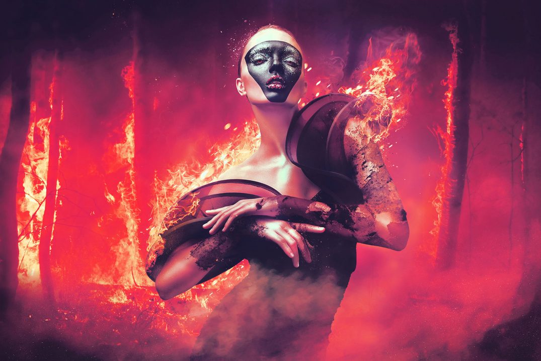 VIP Exclusive Tutorial - Create Burnt Lady Photo Manipulation in Photoshop