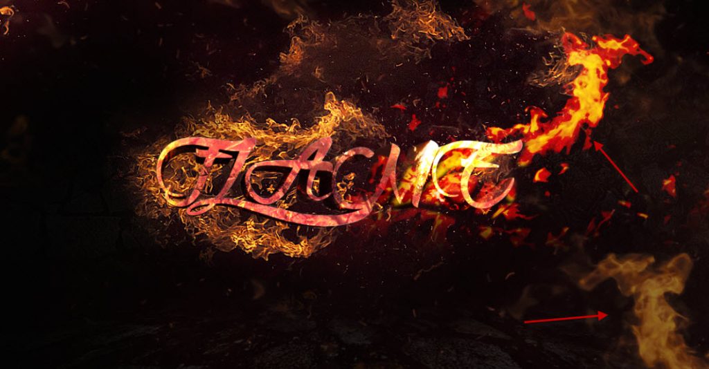 Create 3D Text Surrounded by Flame in Photoshop