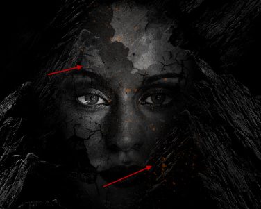 Create Rocky Face Manipulation with Abstract Lighting Effect in ...