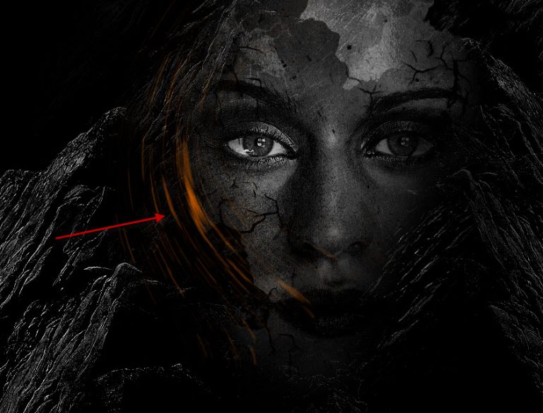 Create Rocky Face Manipulation with Abstract Lighting Effect in ...