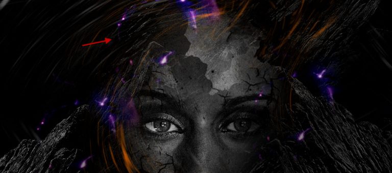 Create Rocky Face Manipulation with Abstract Lighting Effect in ...