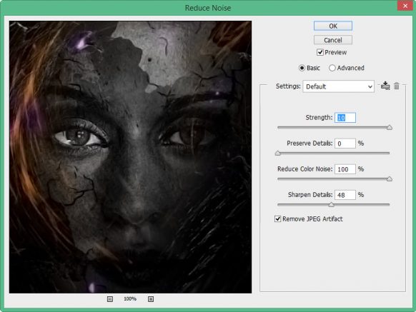 Create Rocky Face Manipulation with Abstract Lighting Effect in Photoshop