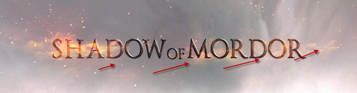 Create Dark Text Effect Inspired by "Middle Earth: Shadow of Mordor ...