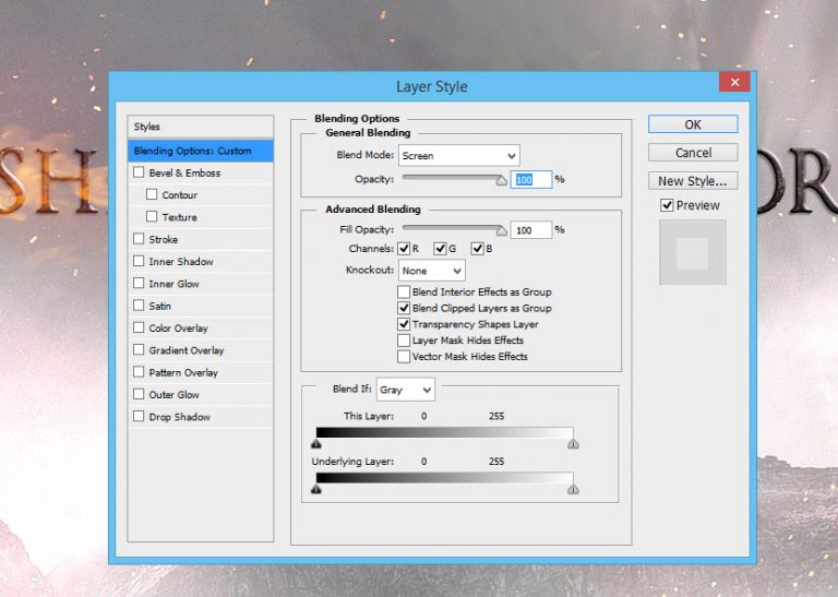 Create Dark Text Effect Inspired by "Middle Earth: Shadow of Mordor ...