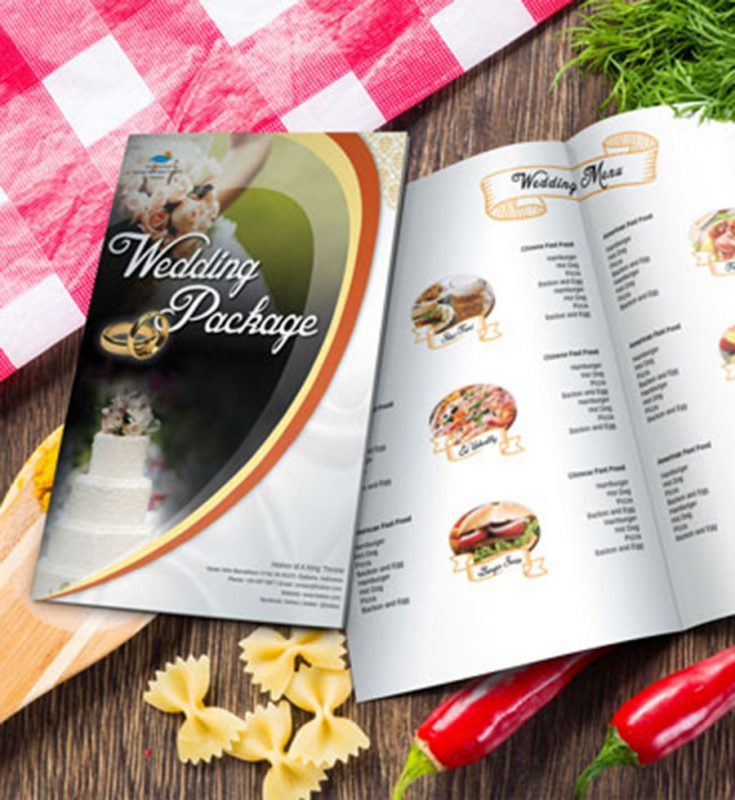 VIP Exclusive Tutorial - Design Wedding Menu using Photoshop, InDesign ...