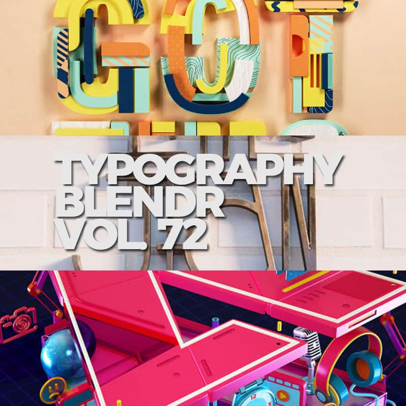 Typography Blendr - Volume 72 - PSD Vault