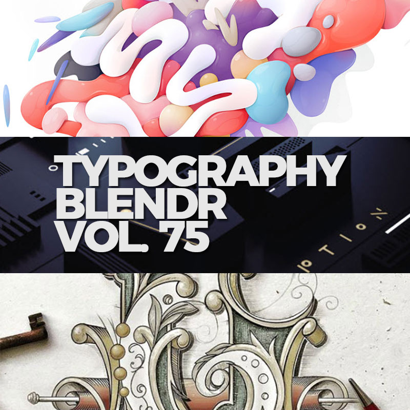 Typography Blendr - Volume 75 - PSD Vault