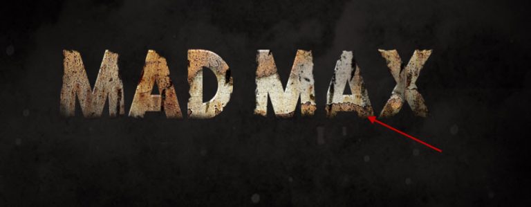 Create Rusted Metal Text Effect Inspired by "Mad Max" Movie - PSD Vault
