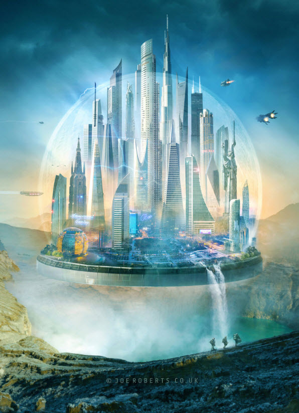 20 Absolutely Magnificent Futuristic City Digital Art - PSD Vault