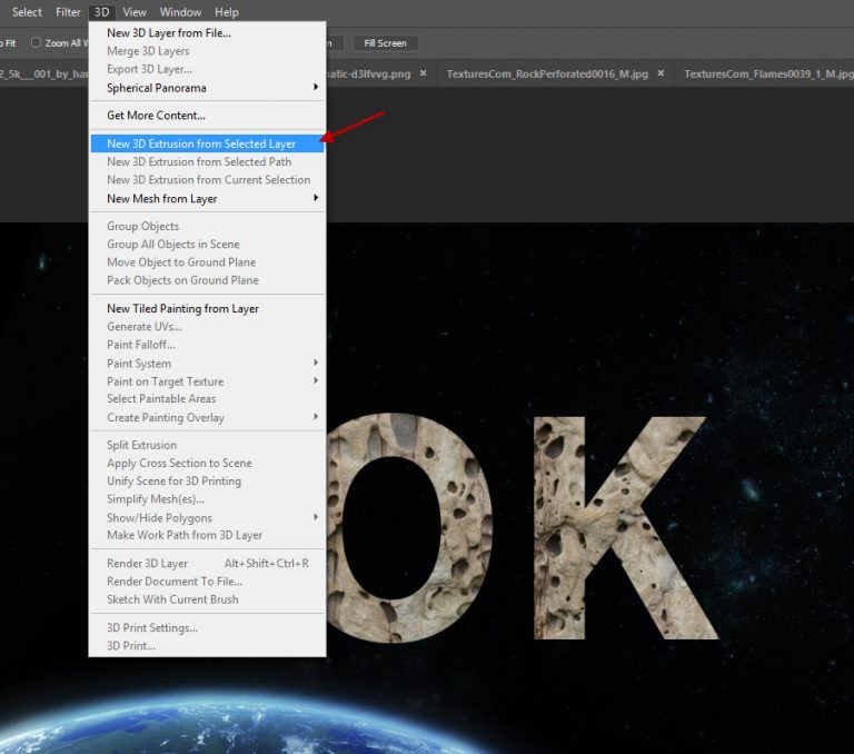 Create Meteorite Text Effect in Photoshop - PSD Vault