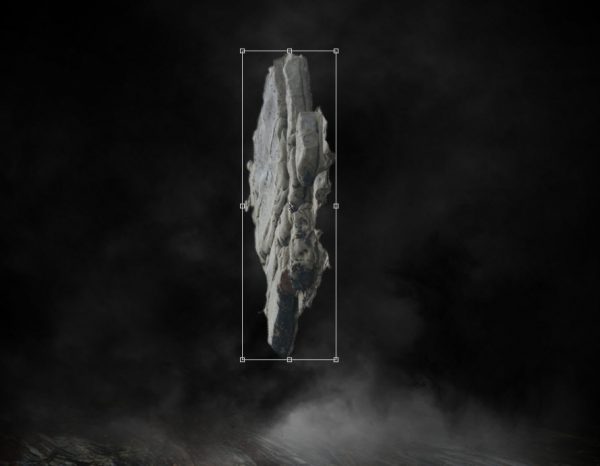 Create Magical Floating Rock Effect in Photoshop