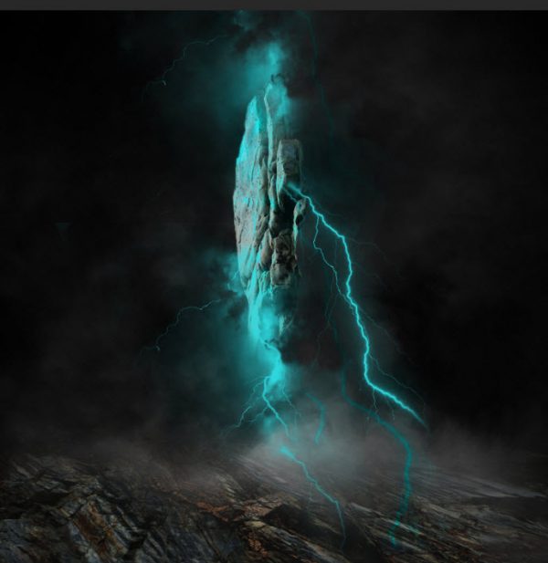Create Magical Floating Rock Effect in Photoshop