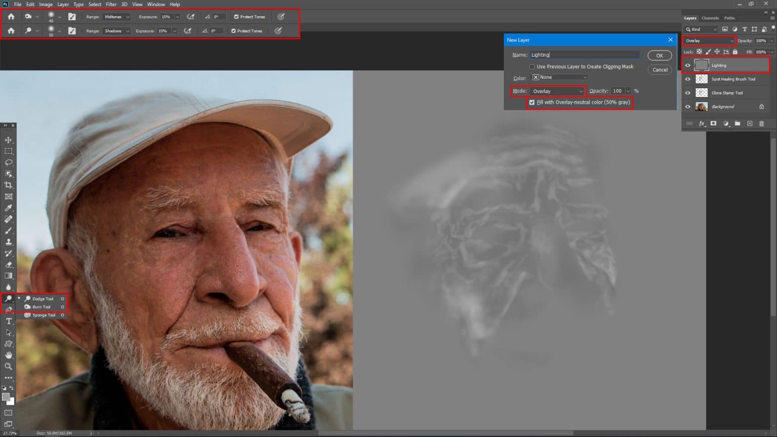 How to Remove Wrinkles in Photoshop & Look Younger