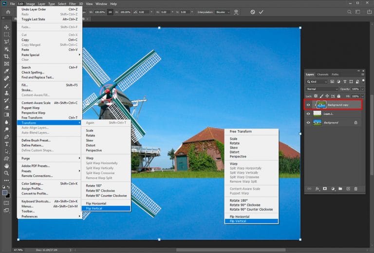 How to Create Perfect Water Reflection Effect in Photoshop