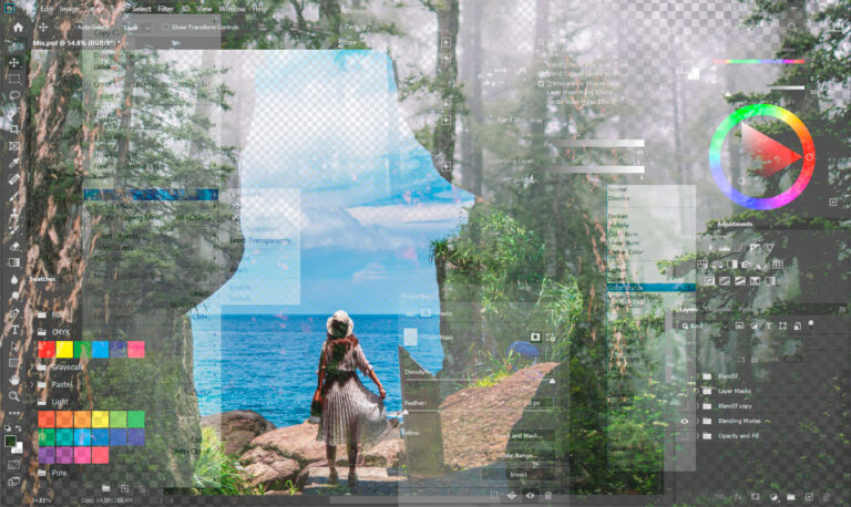 How to Blend Two Images Together in Photoshop