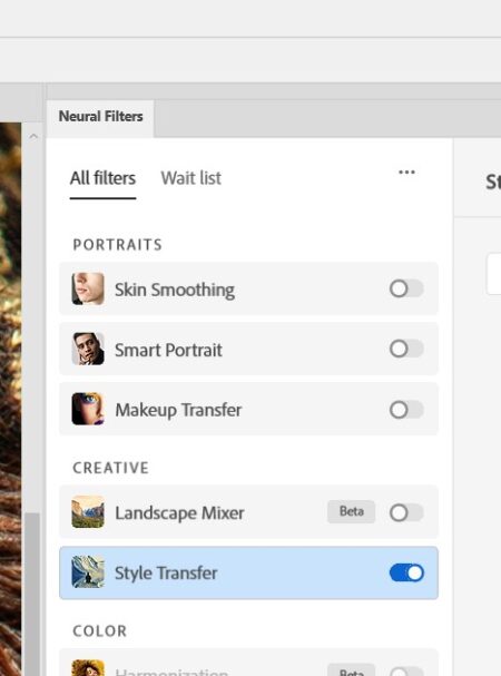 Transforming Photos into Art with Photoshop’s Neural Filters Style Transfer